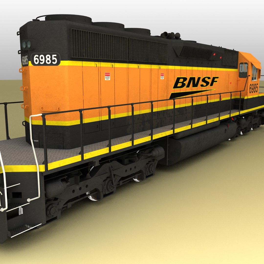 Emd Sd40-2 Engines Bnsf Max