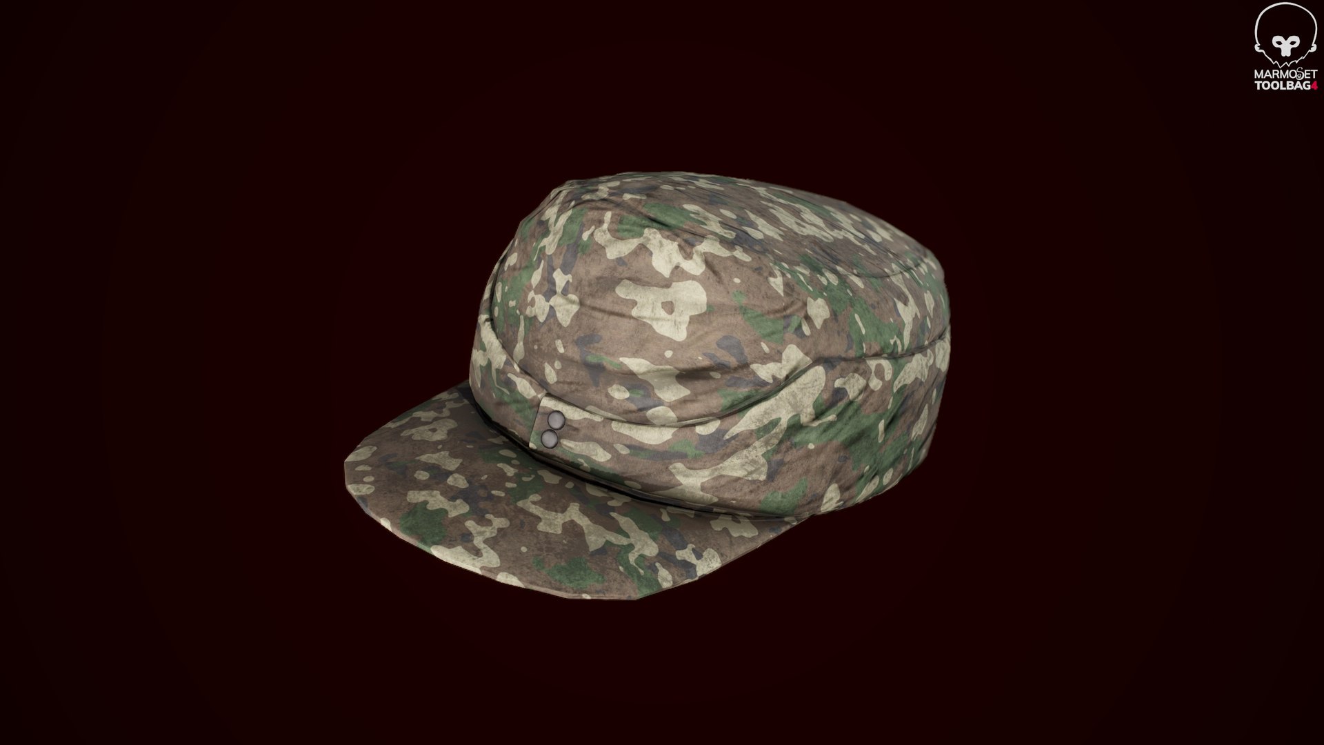 German Officers Cap Low-poly 3d Model Game Ready 3D Model - TurboSquid ...