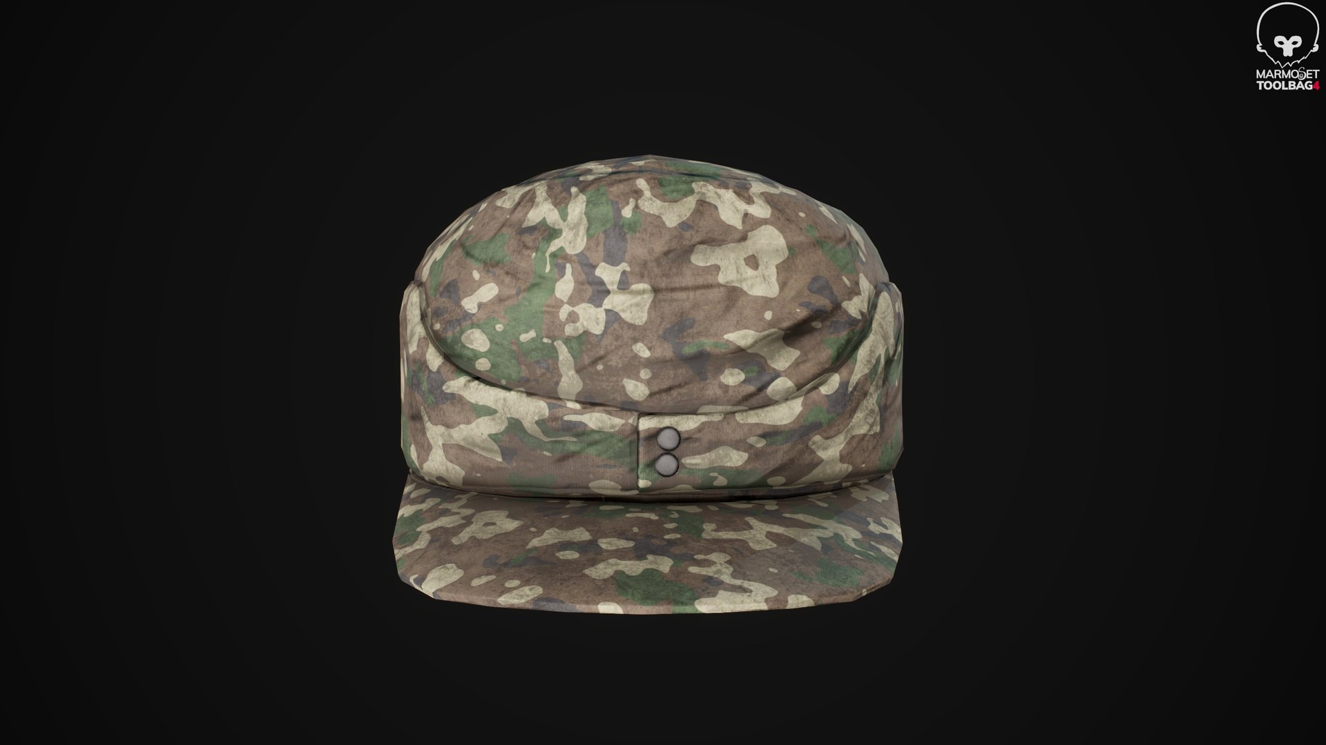 German Officers Cap Low-poly 3d Model Game Ready 3D Model - TurboSquid ...