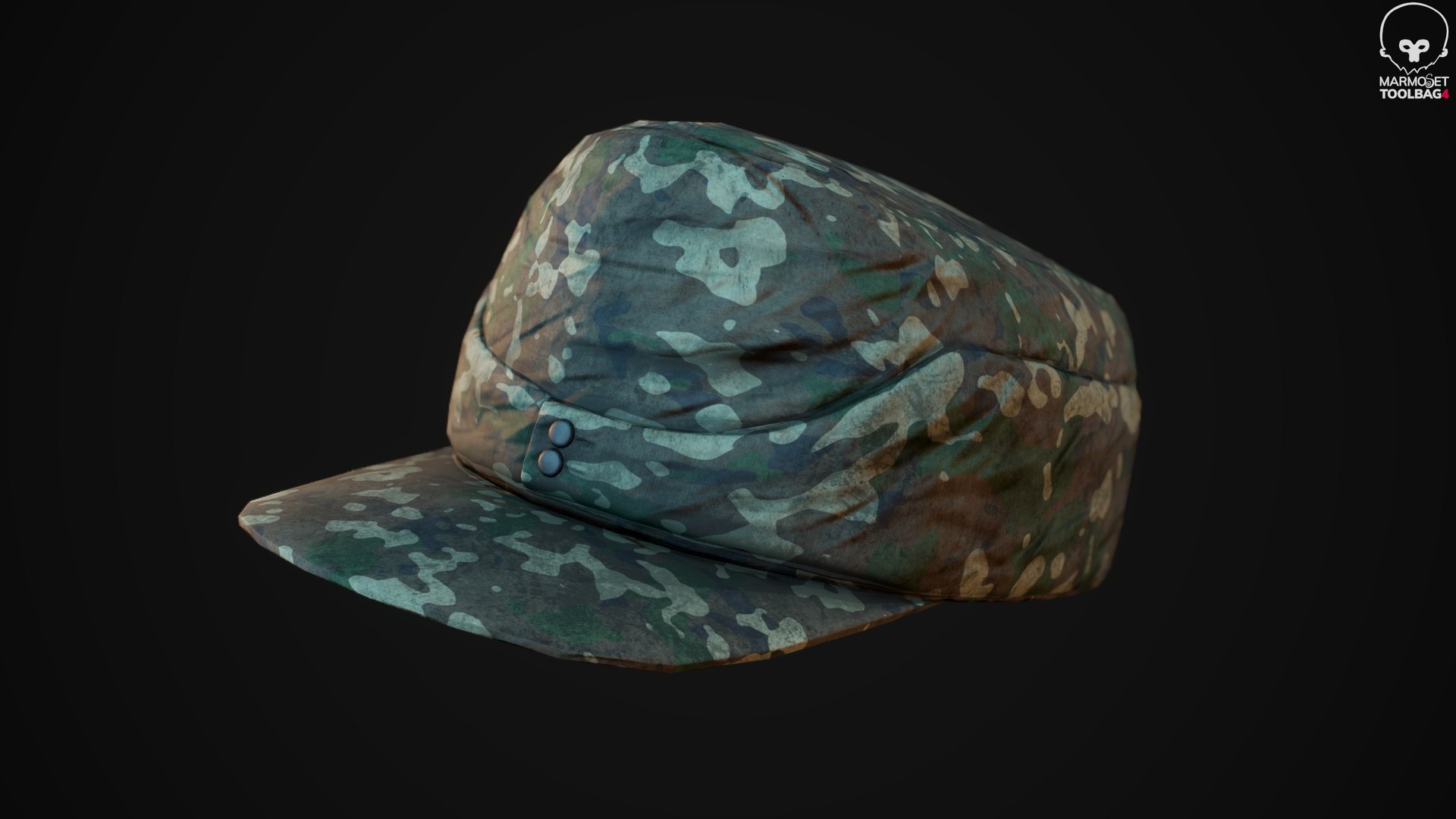 German Officers Cap Low-poly 3d Model Game Ready 3D Model - TurboSquid ...