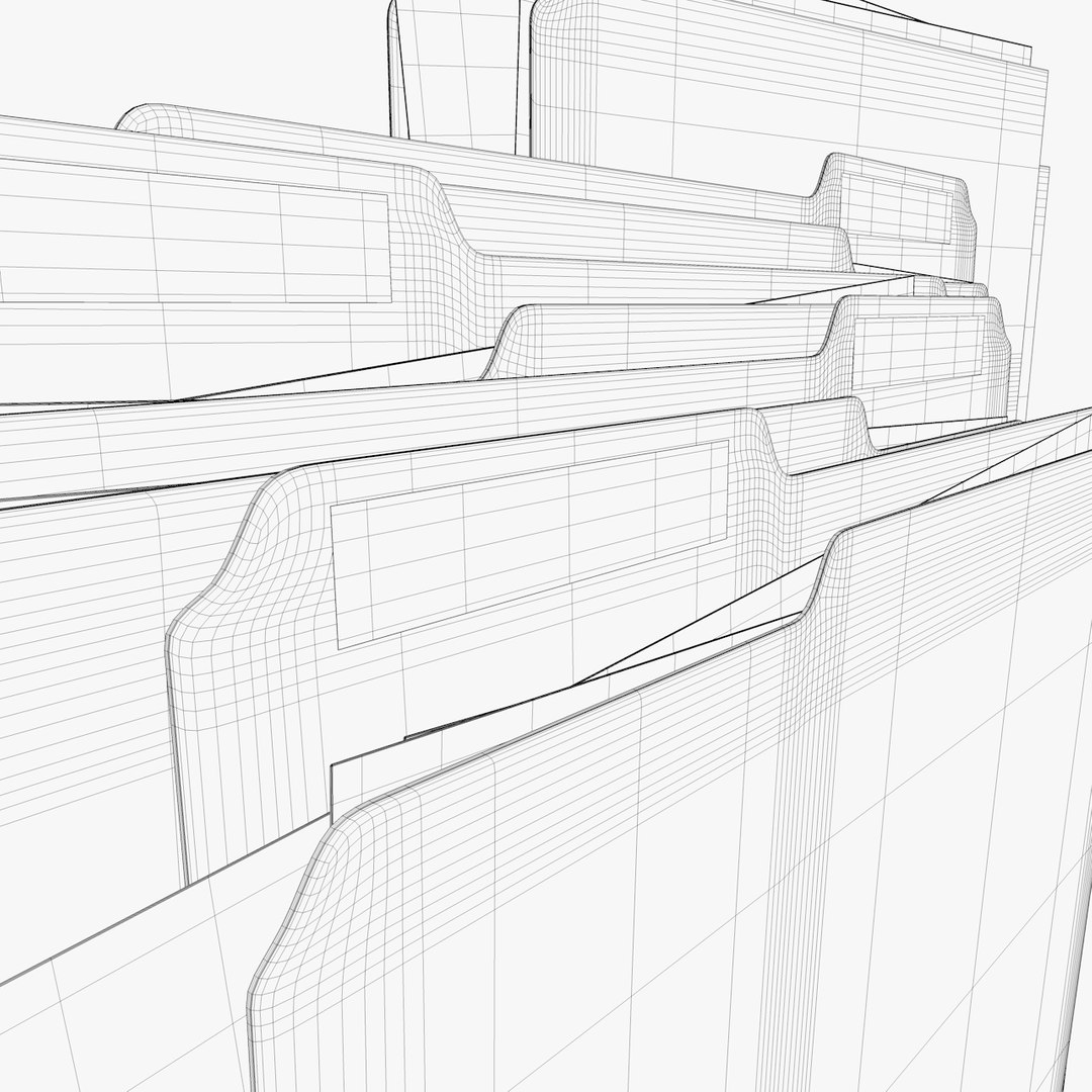 3D File Folders Model - TurboSquid 1561560