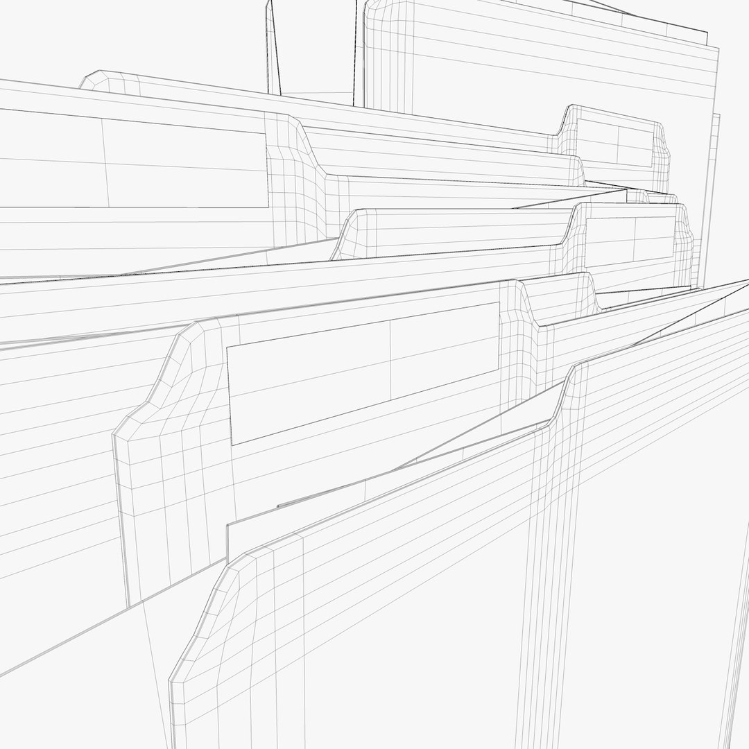 3D File Folders Model - TurboSquid 1561560