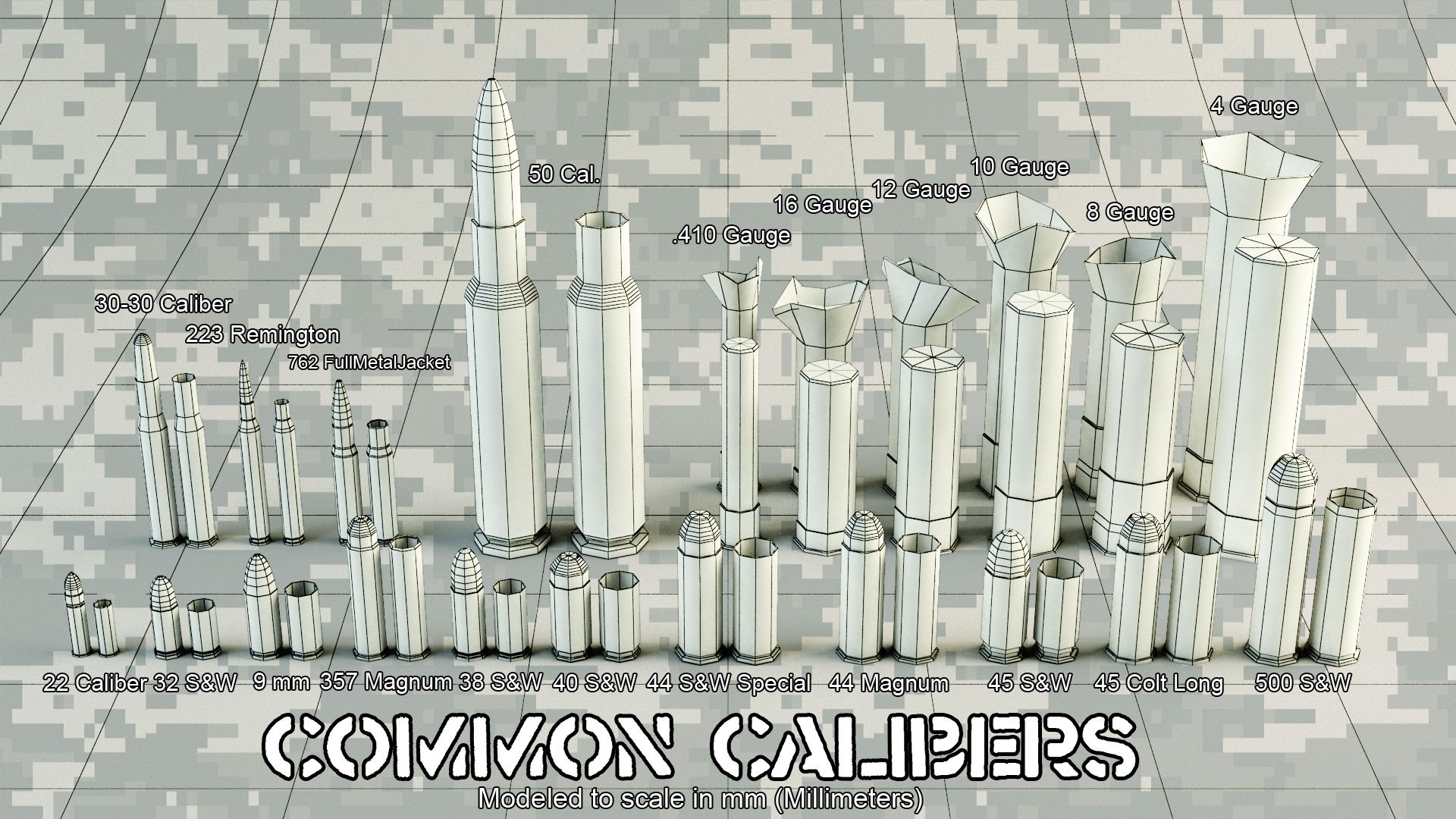 Common Calibers Vfx 3d Max