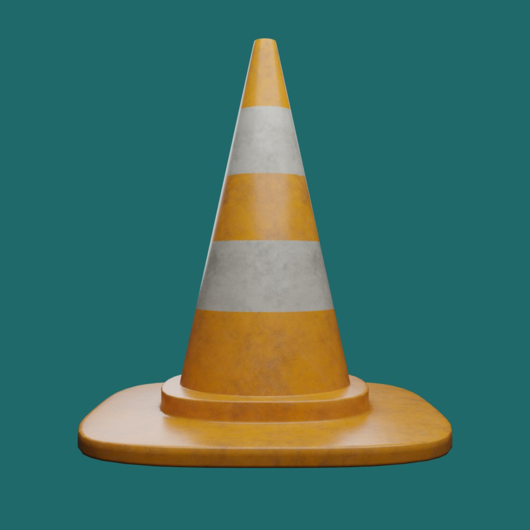 Traffic Cone 3D Model - TurboSquid 2518675