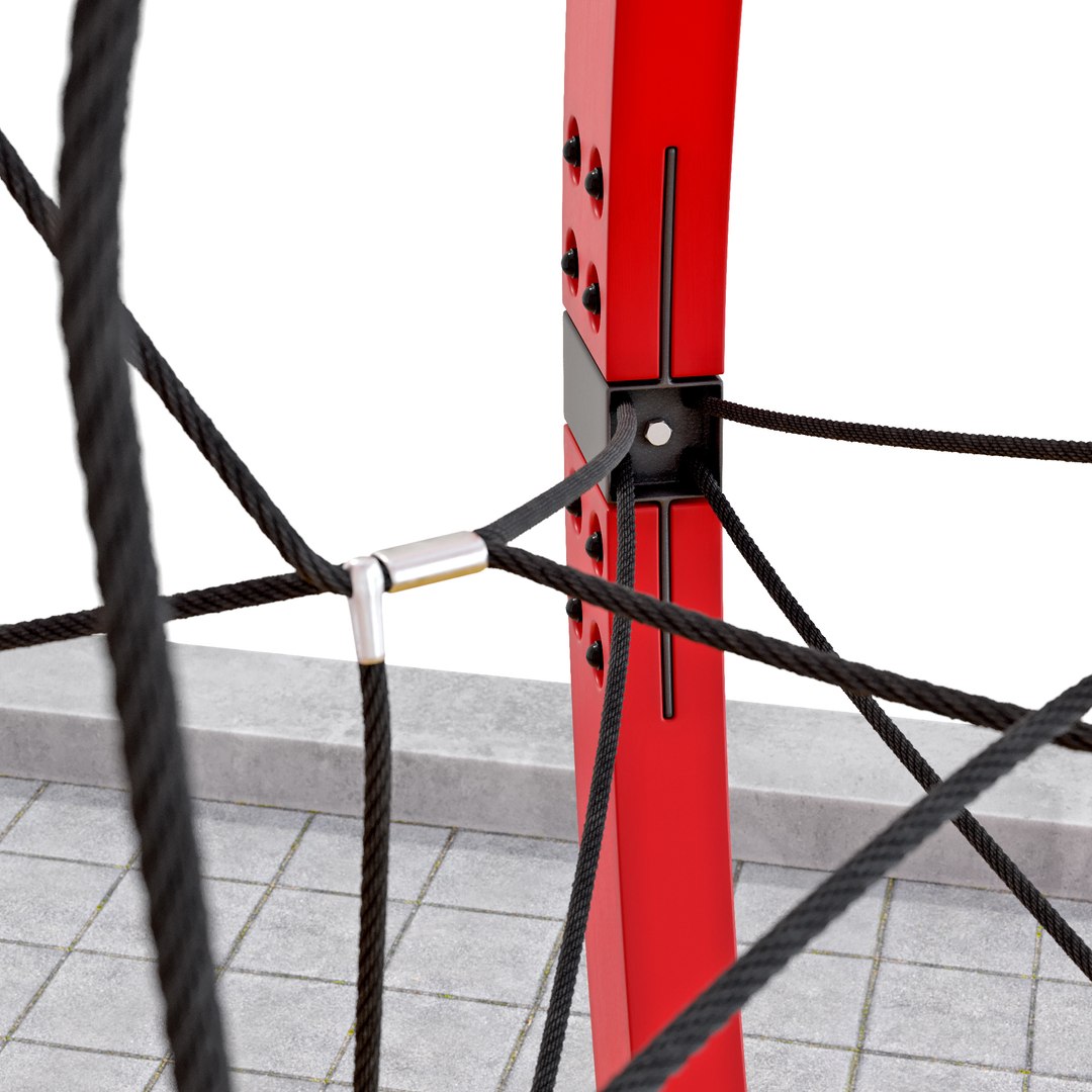 Children's Play Rope Complex Sphere 3D Model - TurboSquid 1815306