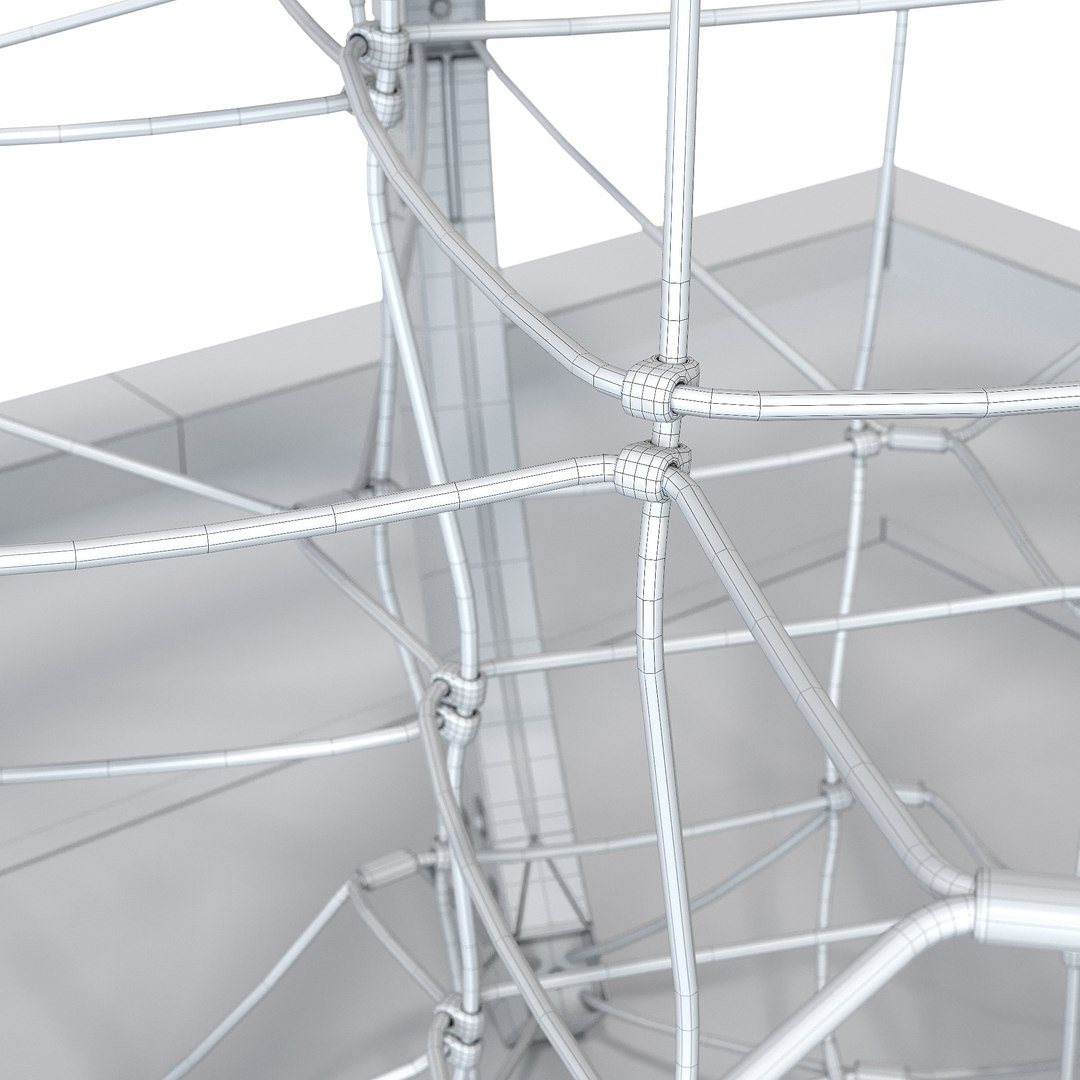 Children's Play Rope Complex Sphere 3D Model - TurboSquid 1815306