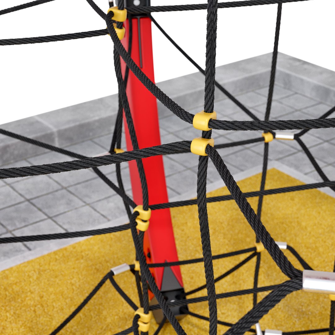 Children's Play Rope Complex Sphere 3D Model - TurboSquid 1815306