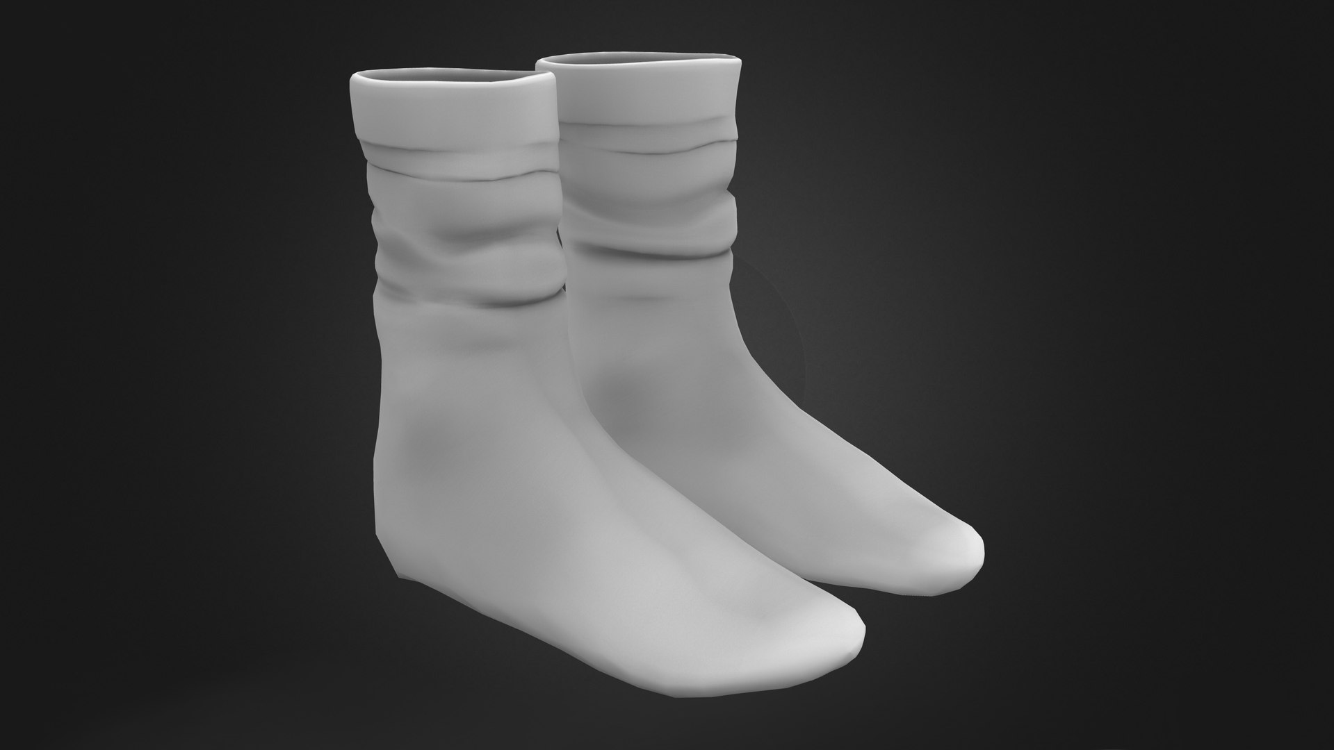 3D Flat Socks Model - TurboSquid 1893031