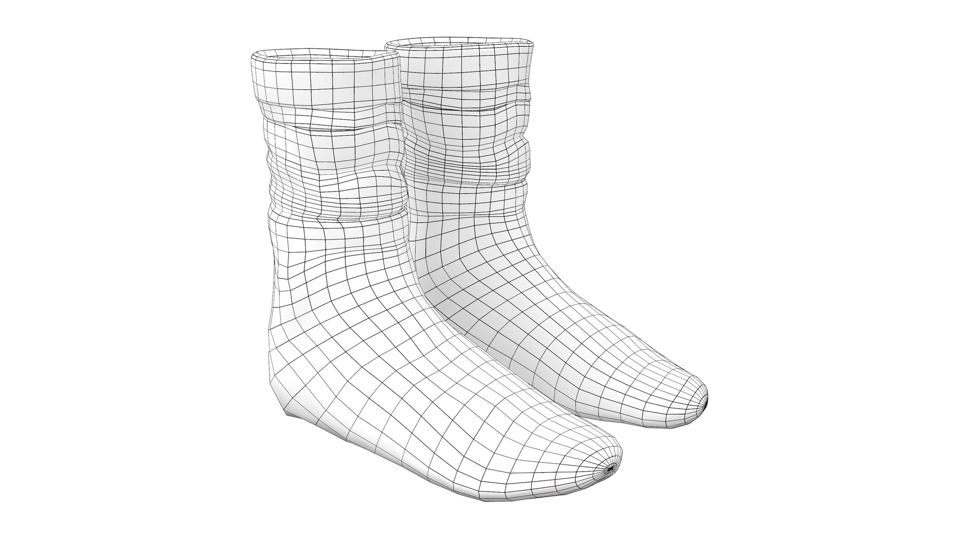 3D Flat Socks Model - TurboSquid 1893031