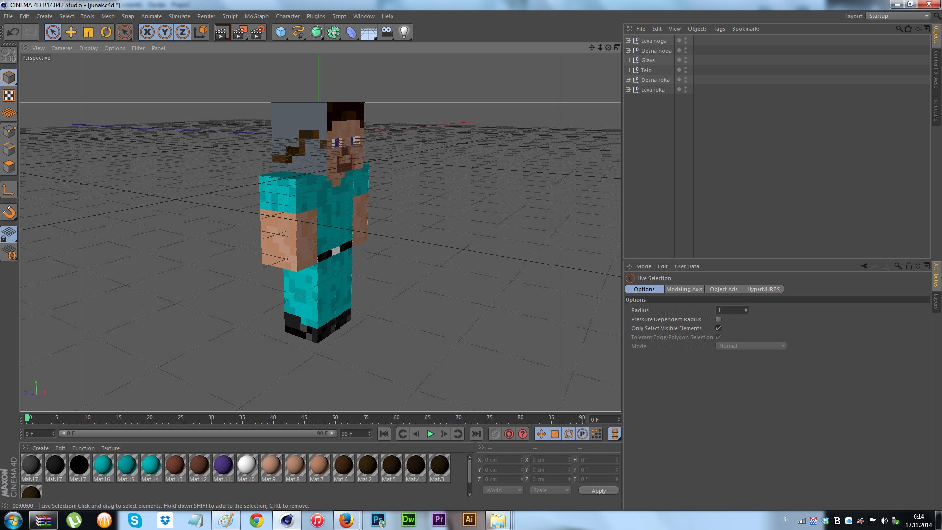 Minecraft Buddy C4d Free