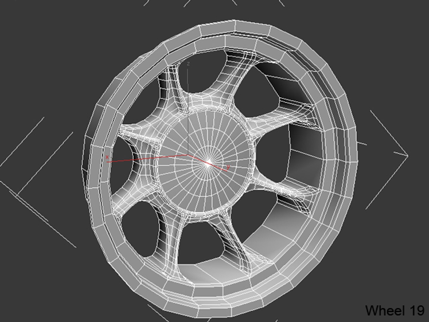 Wheel 19 3d Model
