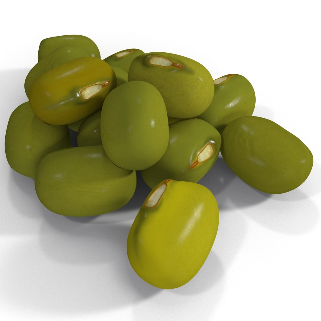 3d Mung Beans Model