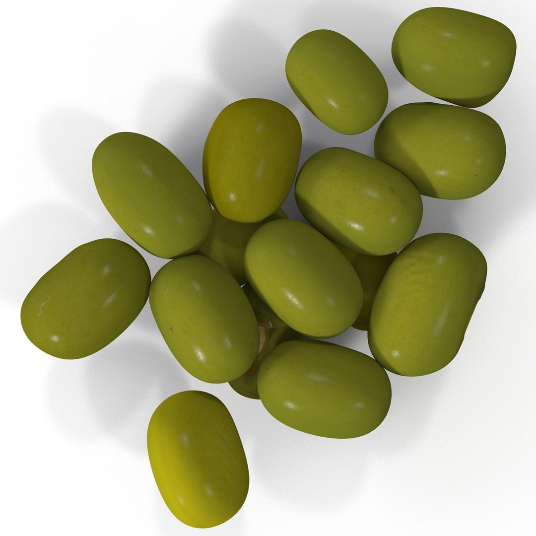3d Mung Beans Model