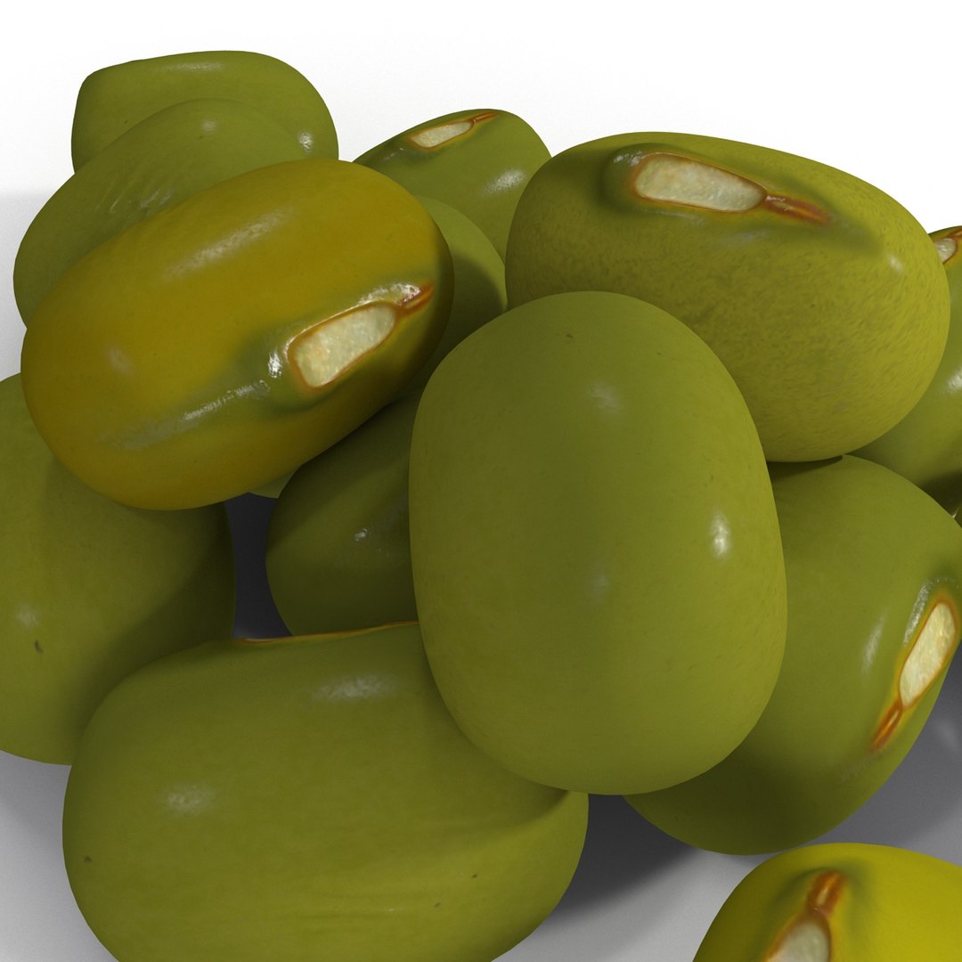 3d Mung Beans Model