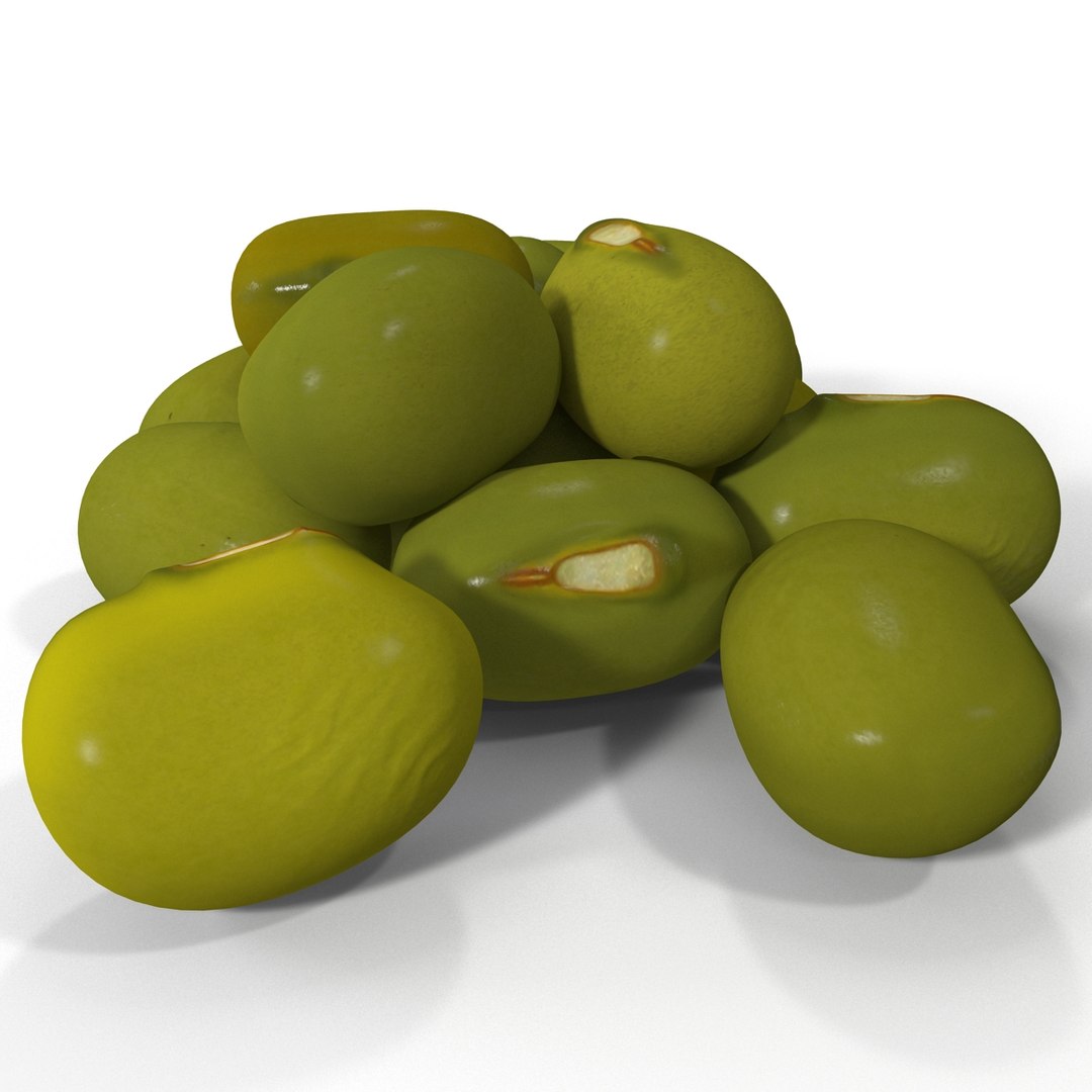 3d Mung Beans Model