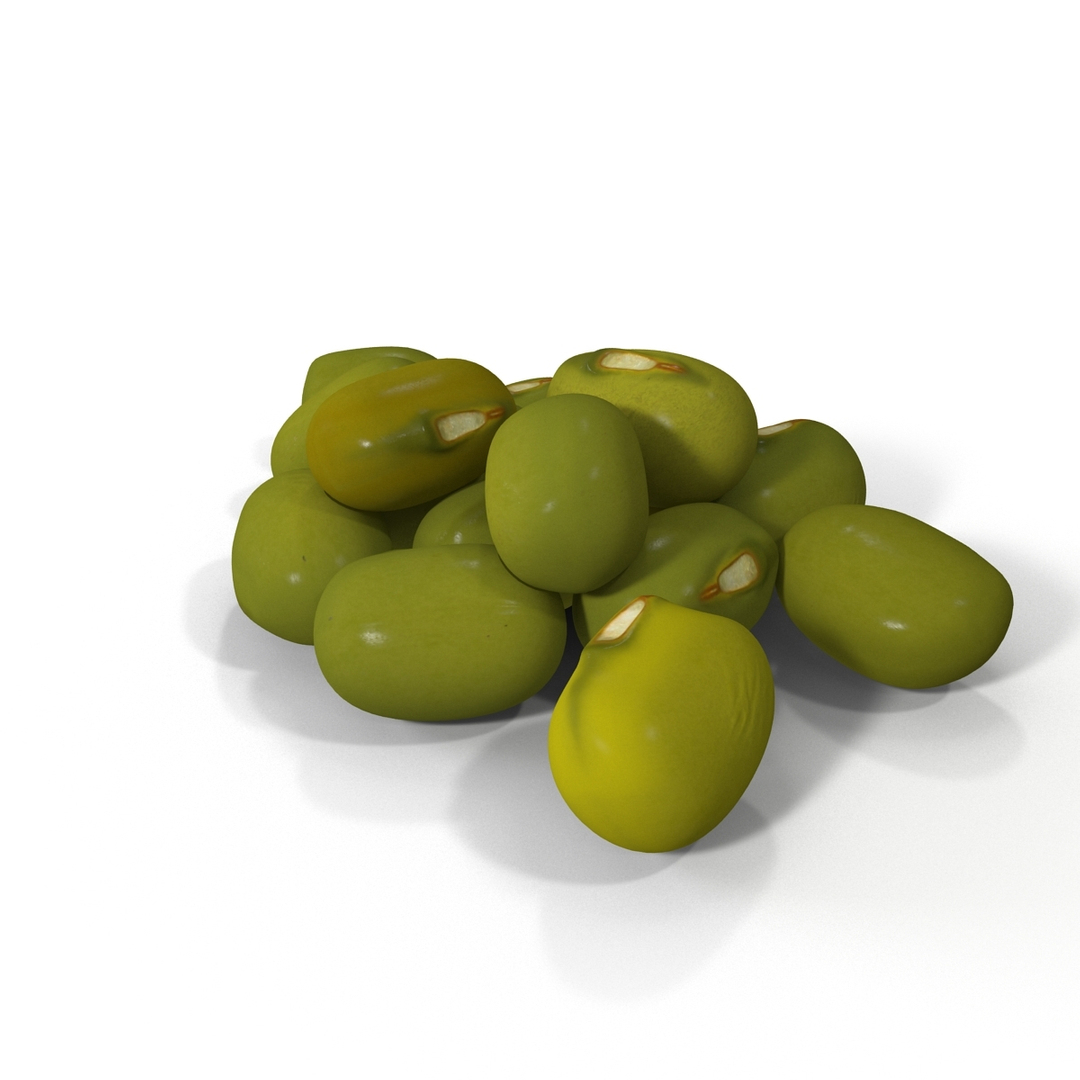 3d Mung Beans Model