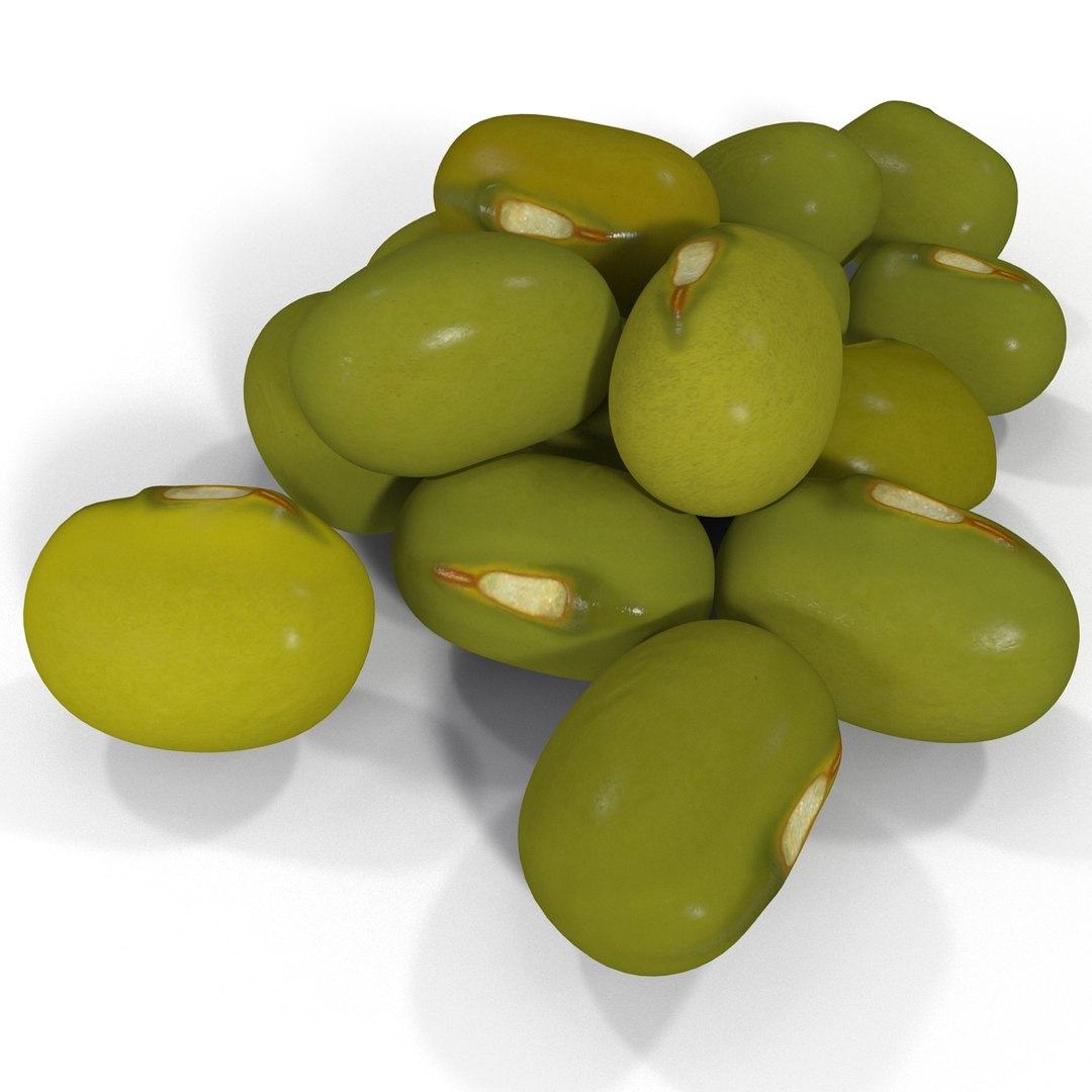 3d Mung Beans Model