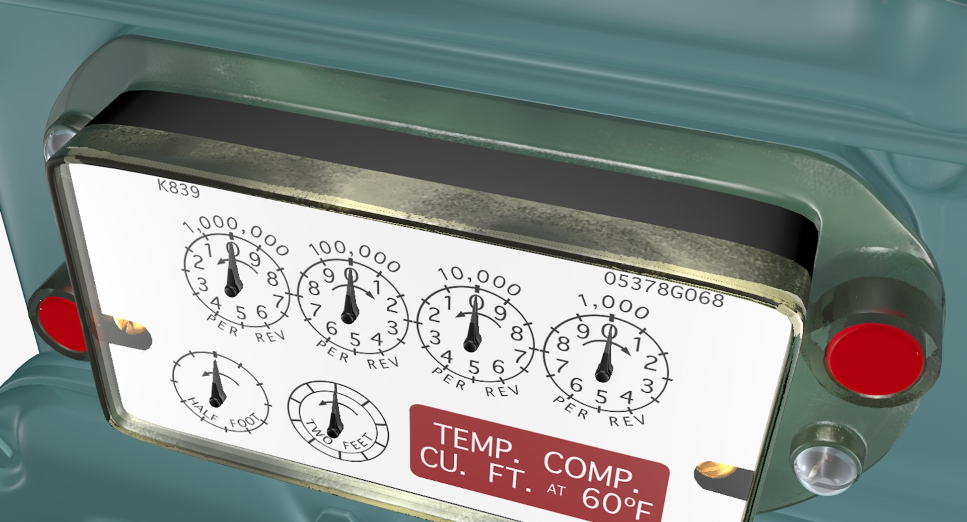 Gas Meter Ac630 L019 Model - TurboSquid 1294118