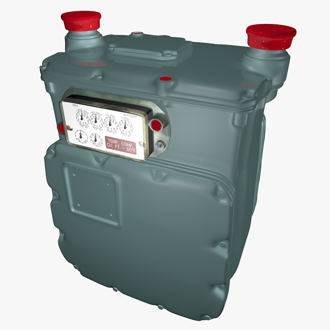 Gas Meter Ac630 L019 Model - TurboSquid 1294118