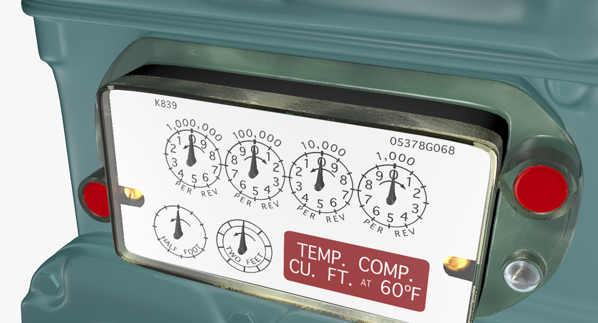 Gas Meter Ac630 L019 Model - TurboSquid 1294118
