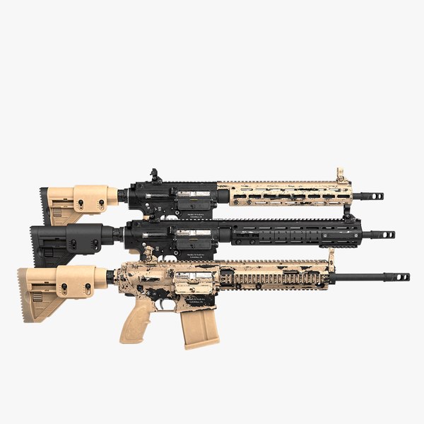 MR 762 HK 417 지정 사수 소총 3D 모델 - TurboSquid 2157250