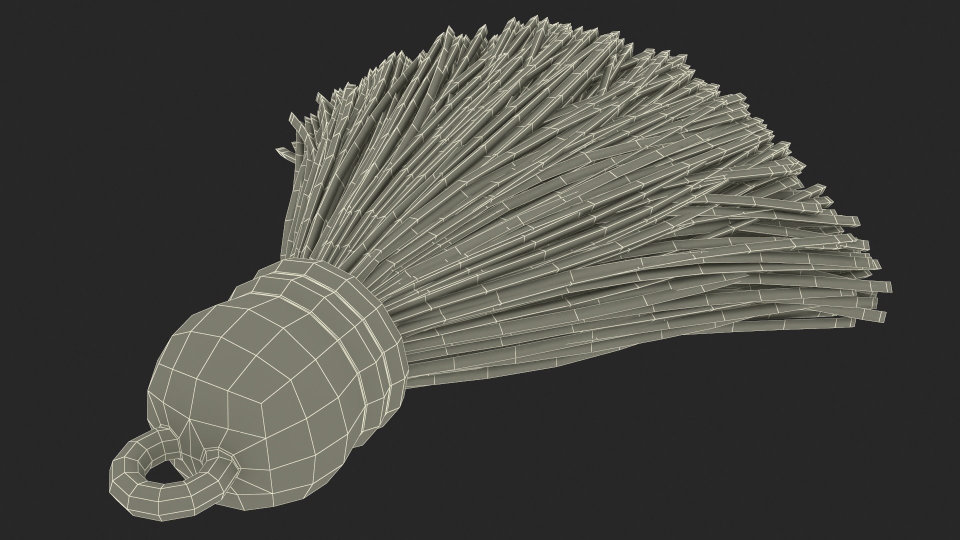 3D Gold Cap Yellow Yarn Tassel Model - TurboSquid 2175517