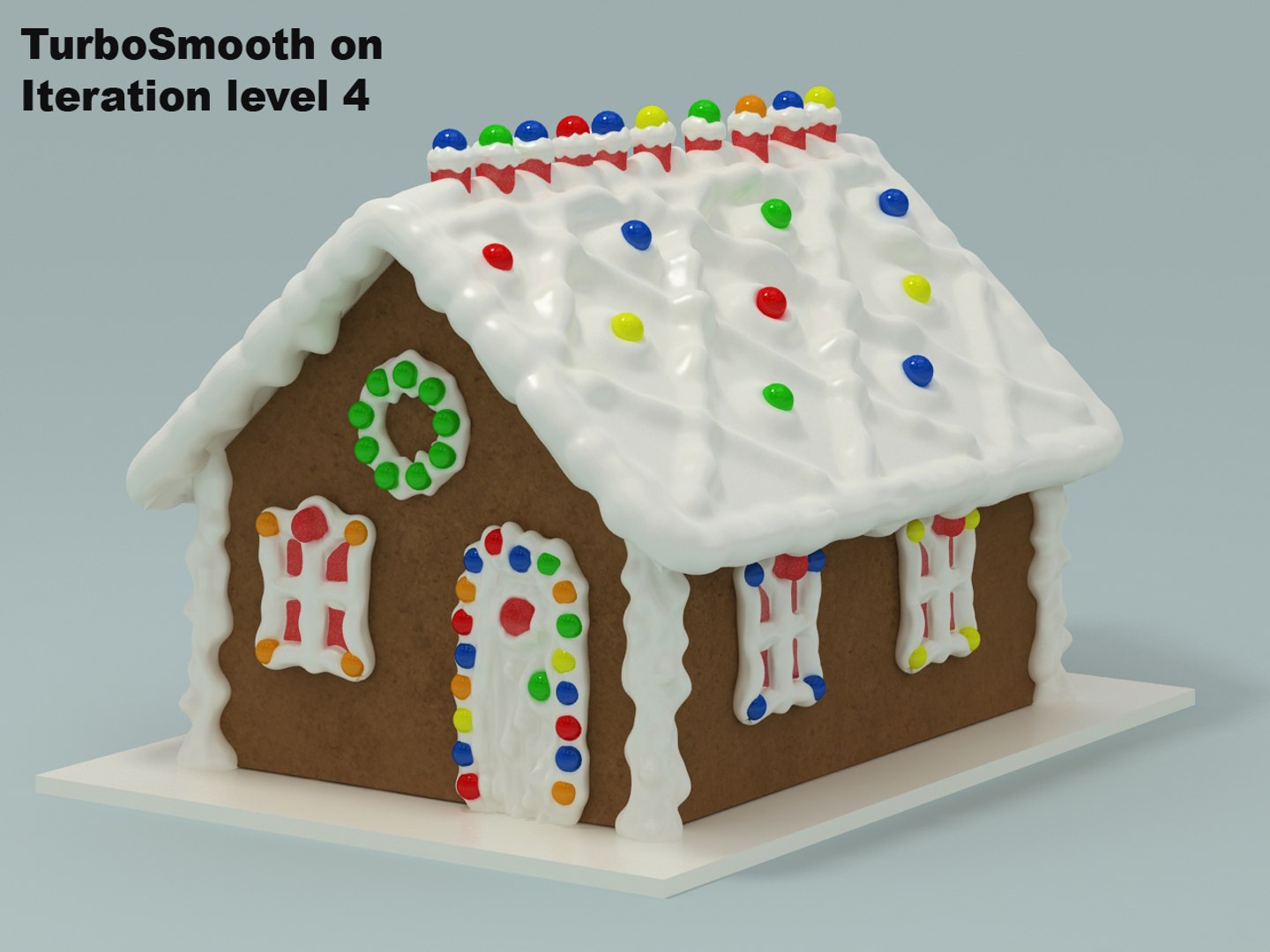 3d Model Gingerbread House