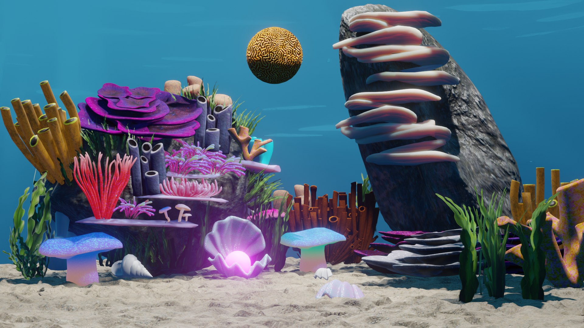 3D Under The Sea - TurboSquid 2200904