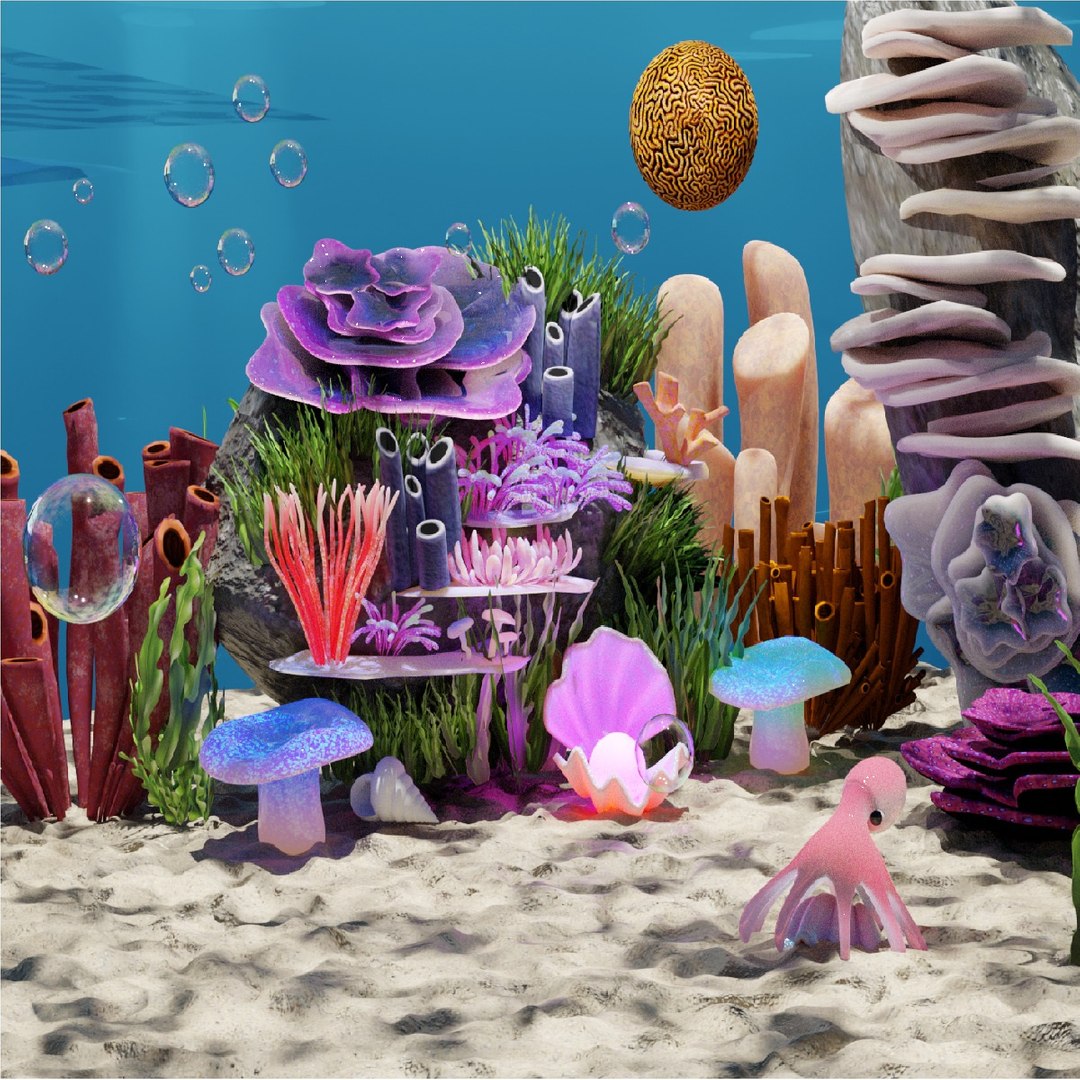 3D Under The Sea - TurboSquid 2200904