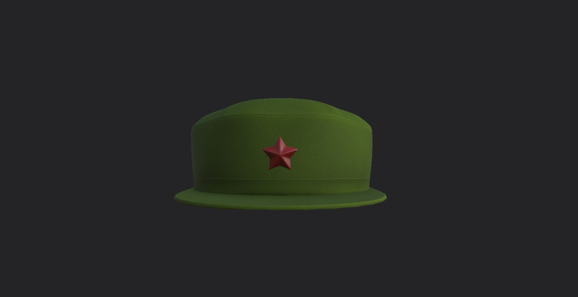 3D Chinese Army Cap Model - TurboSquid 1427198
