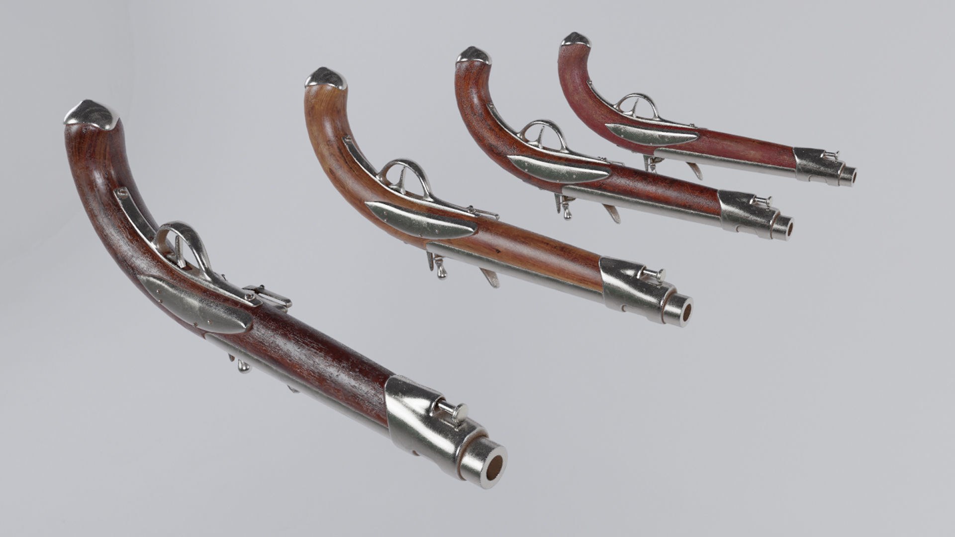 Flintlock Musket 3D Model - TurboSquid 2153732