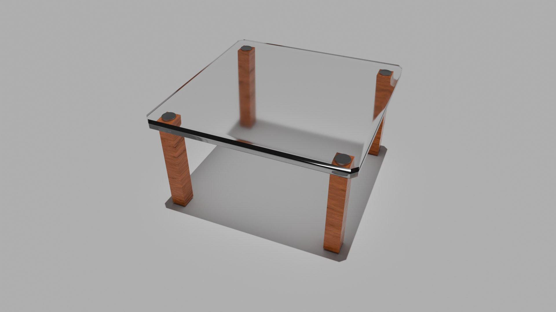 Glass And Wood Coffee Table 3D Model - TurboSquid 2241471