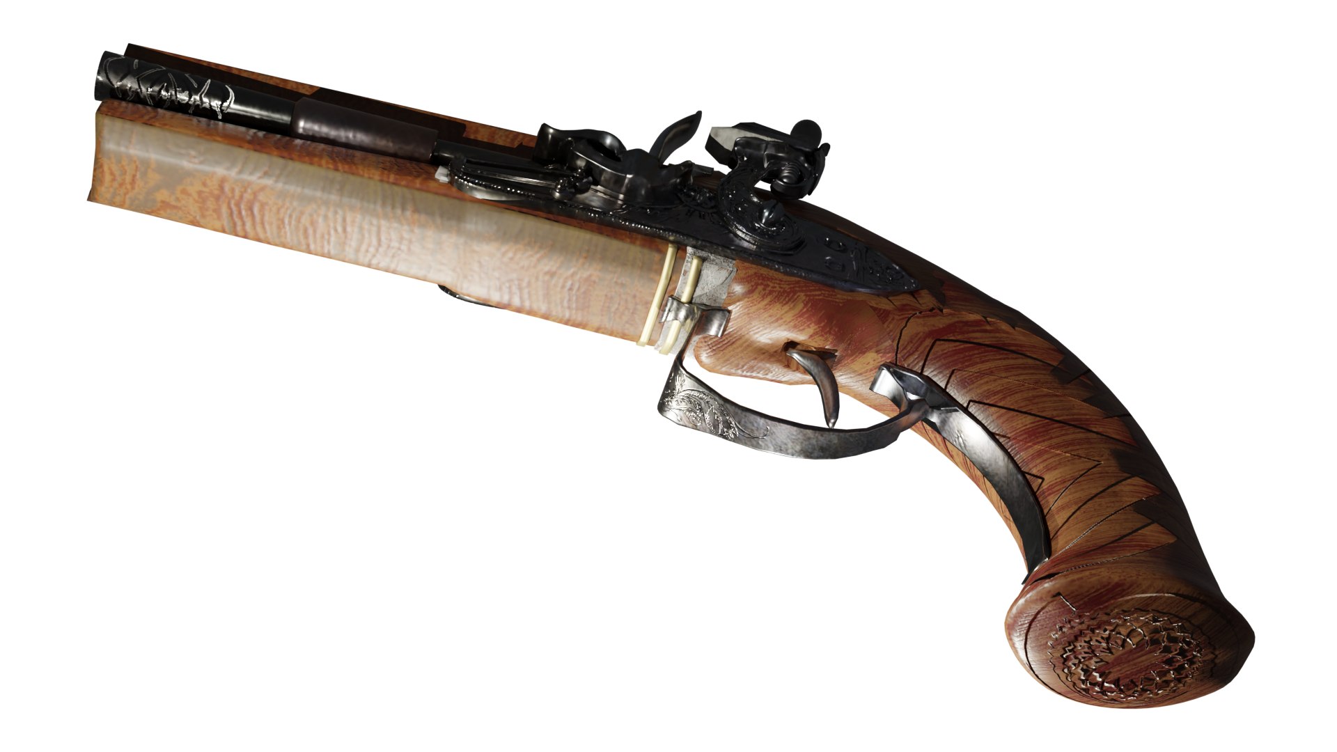 Old Gun 3D Model - TurboSquid 2386184