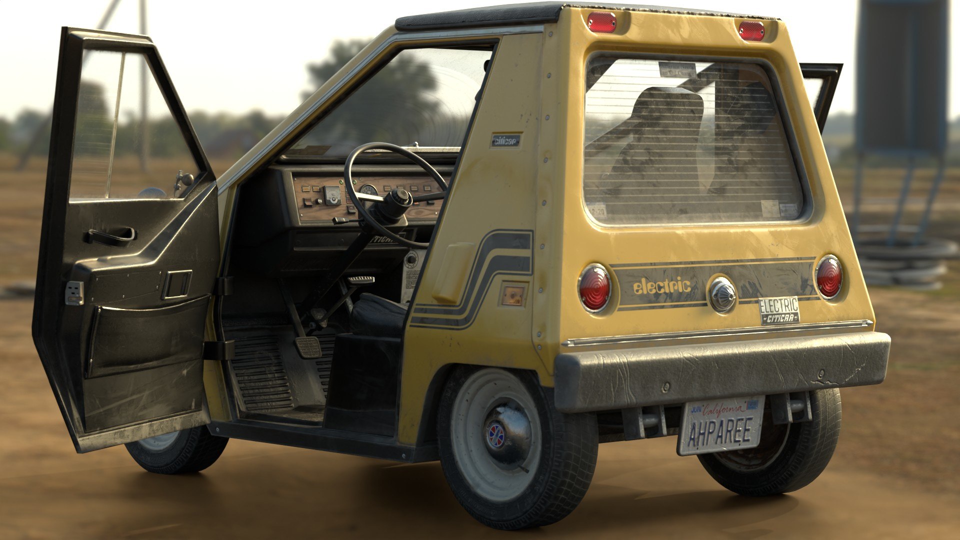 Sebring-Vanguard Citicar Comuta Car - Set Of 6 Colors 3D - TurboSquid ...