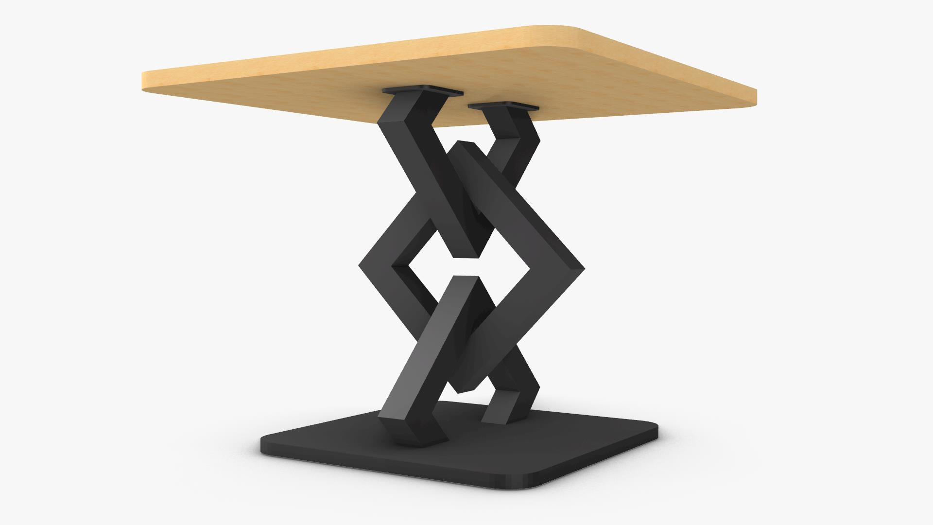 Chains Table 02 Squared Model - TurboSquid 2193004