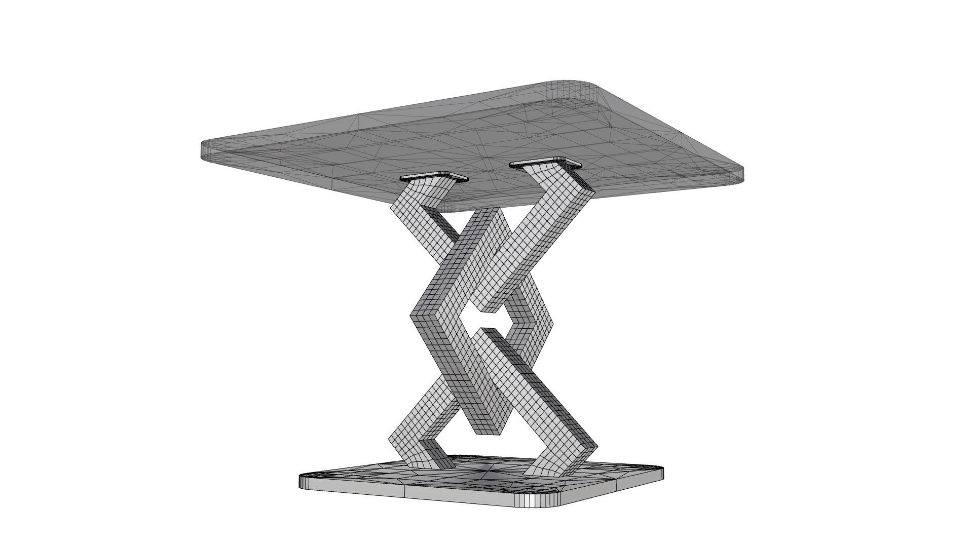 Chains Table 02 Squared Model - TurboSquid 2193004