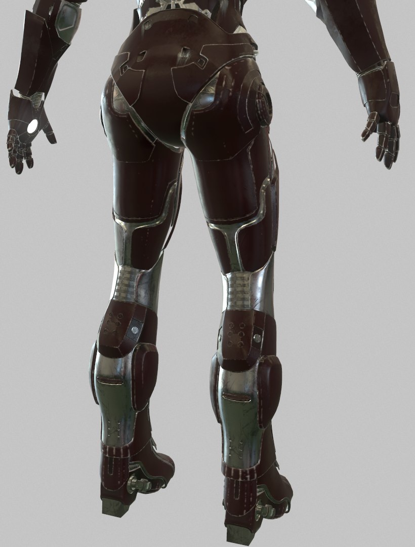3d Iron Woman Model