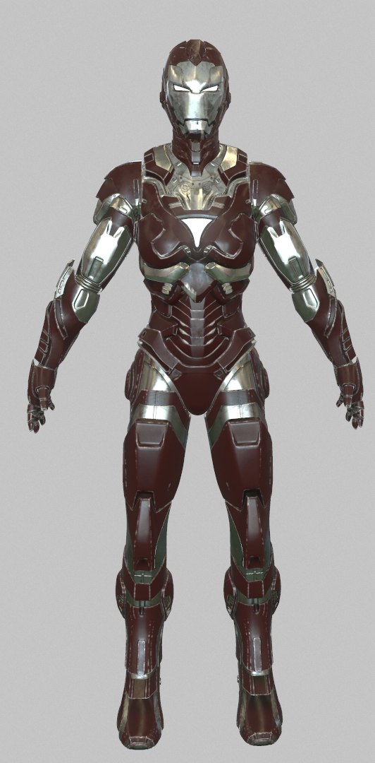 3d Iron Woman Model