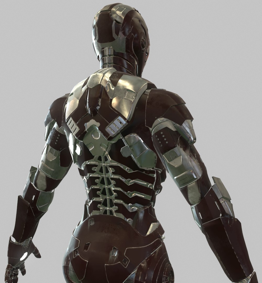 3d Iron Woman Model