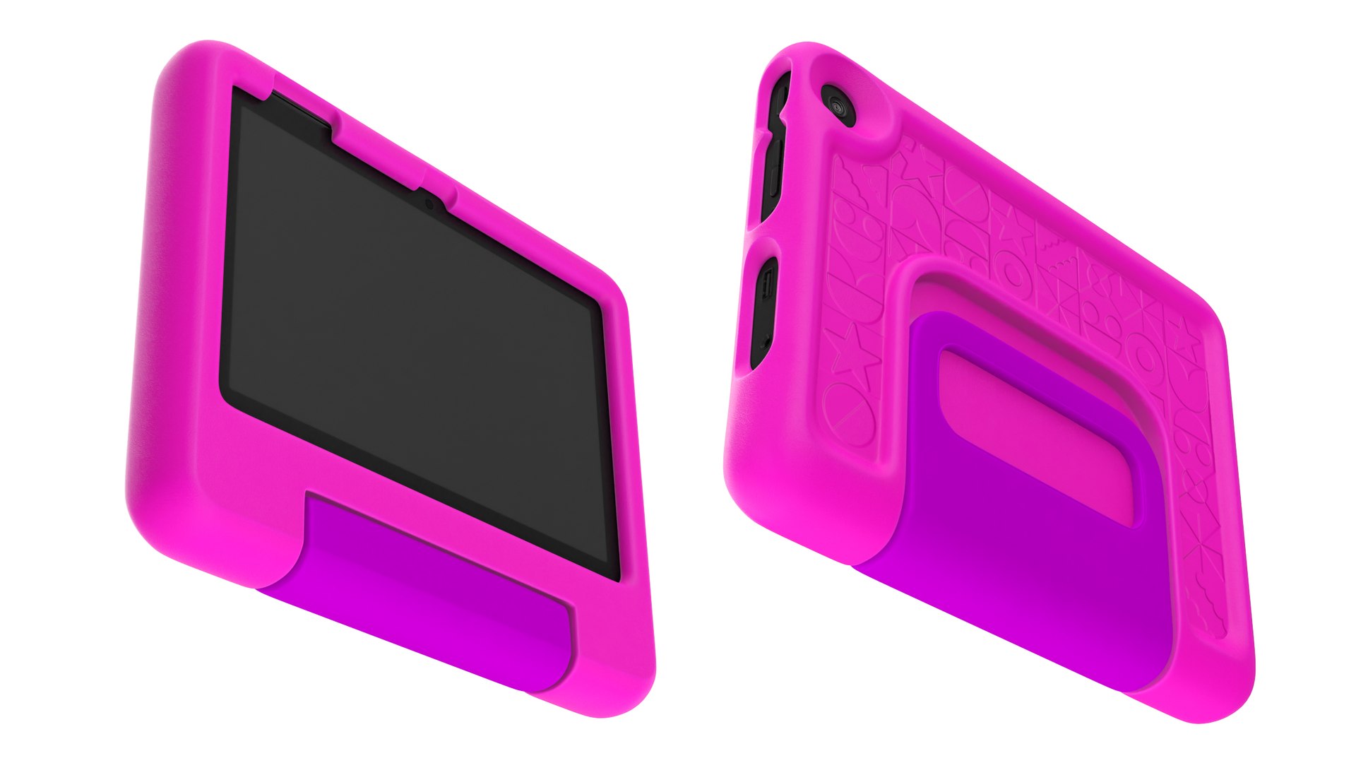 Tablet With Child Proof Case Pink 3D Model - TurboSquid 2123871