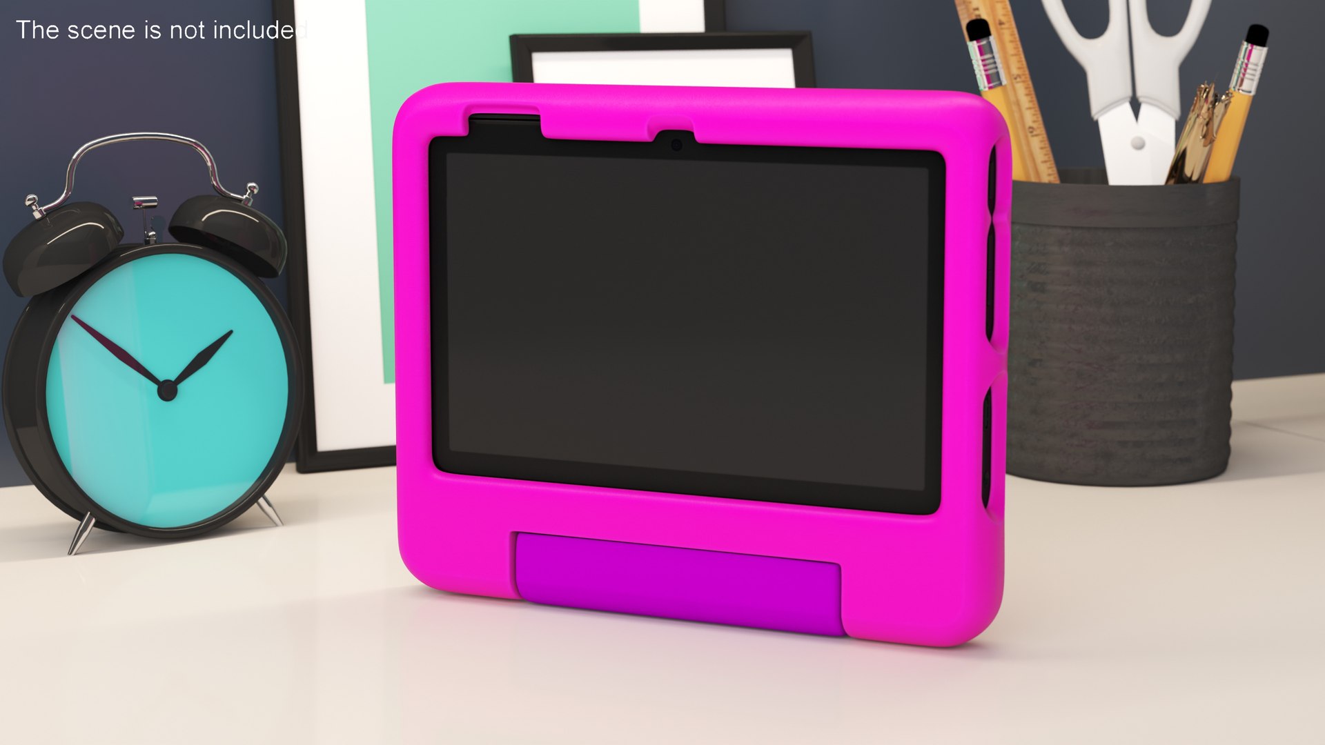 Tablet With Child Proof Case Pink 3D Model - TurboSquid 2123871