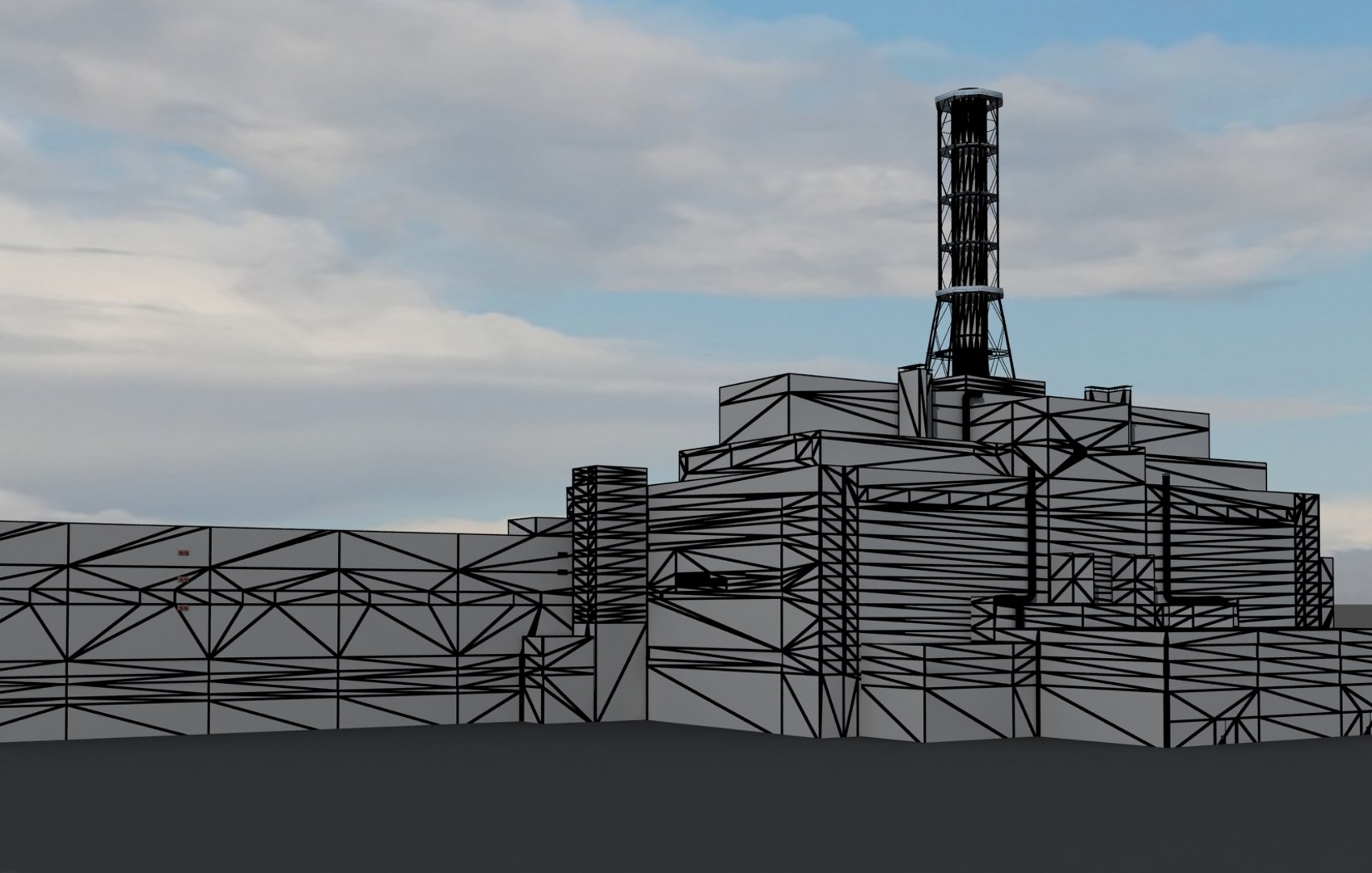 3dsmax Chernobyl Nuclear Power Plant