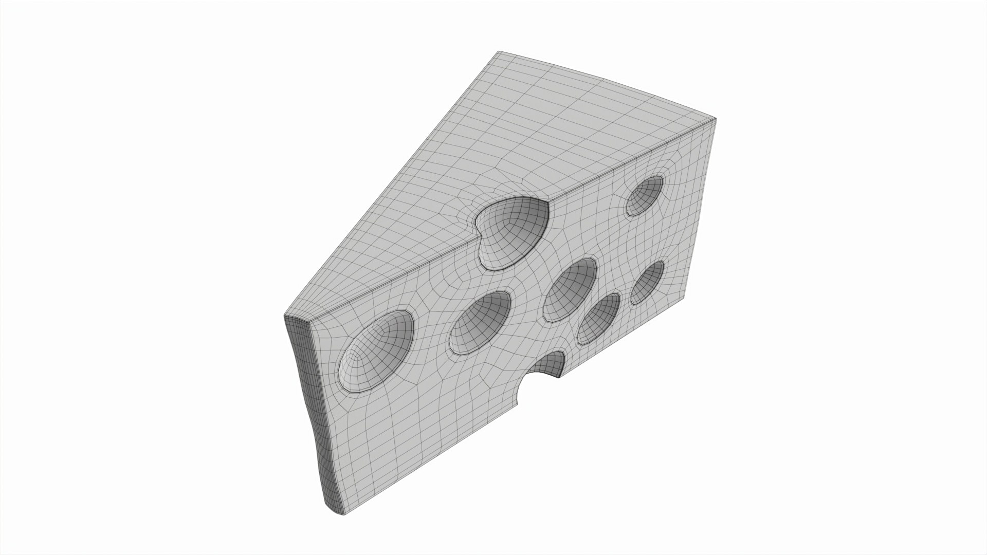 Free 3D Piece Of Cheese Triangular Model - TurboSquid 2195573