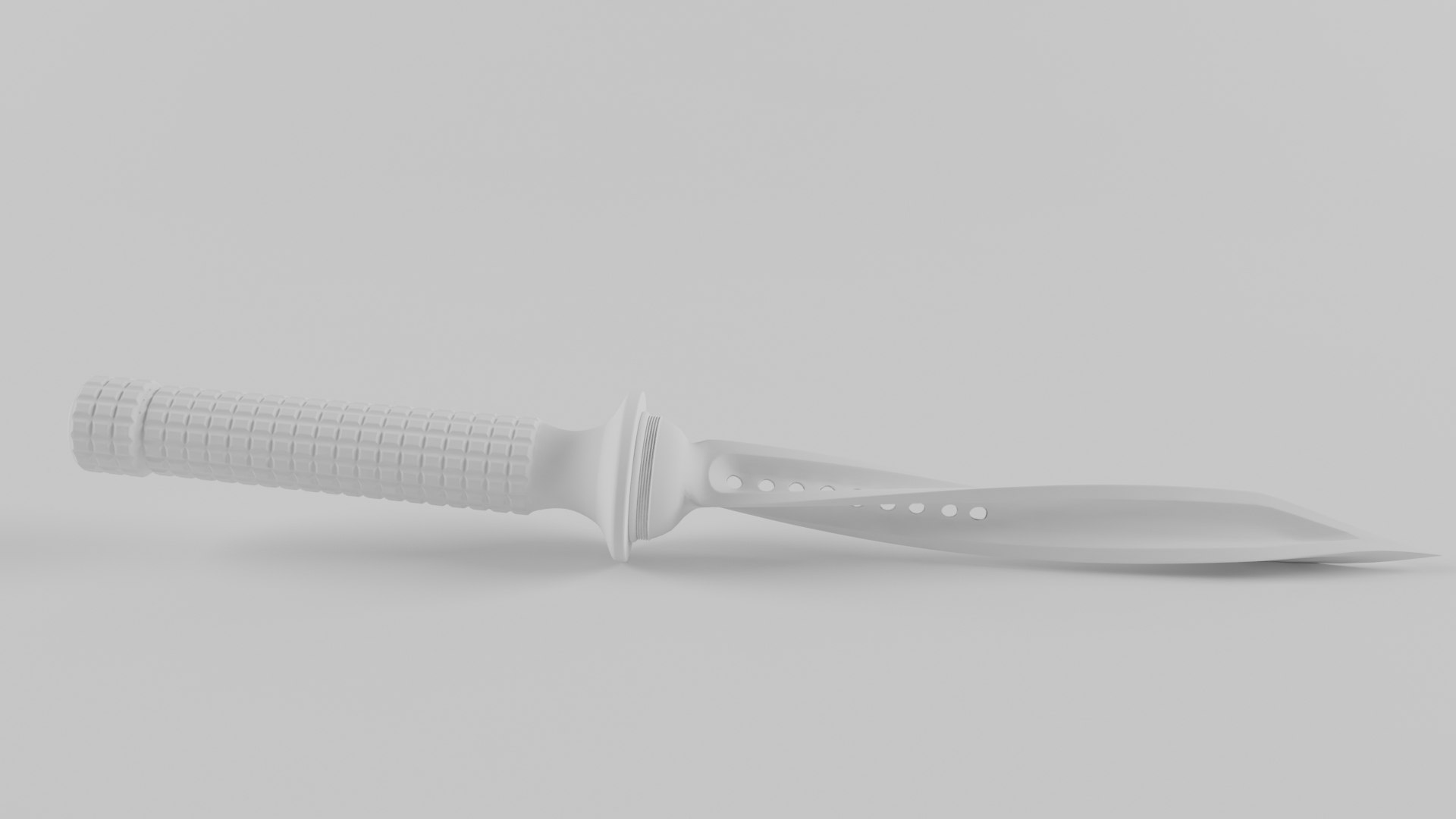 3d model jagdkommando knife blade