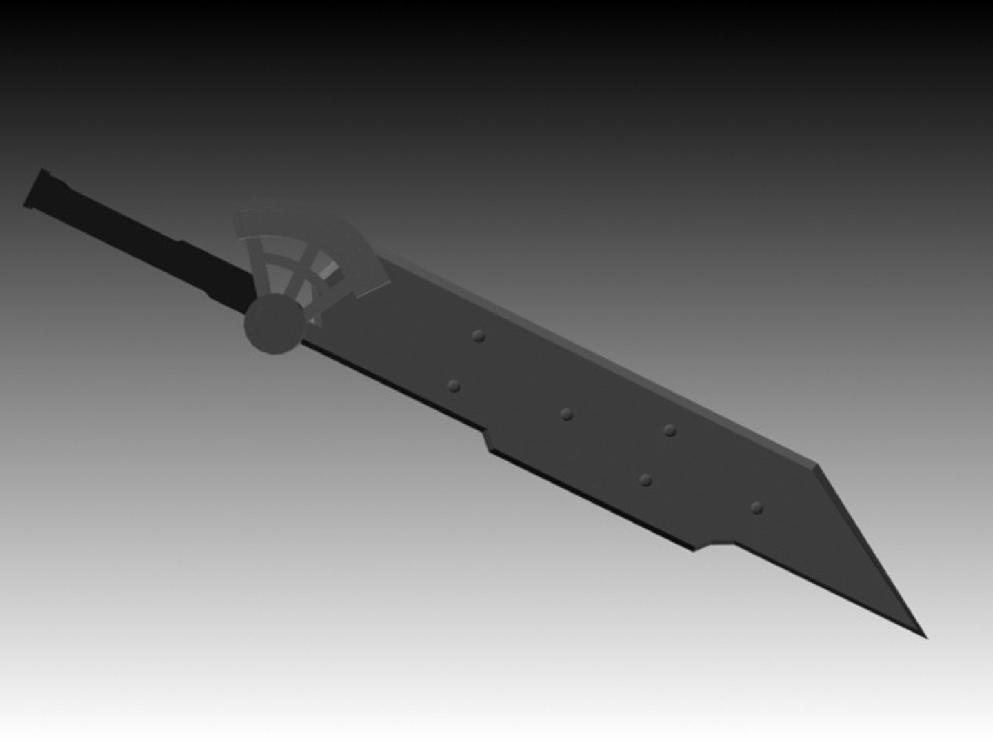 Cloud Tsurugi Fusion Blade 3ds