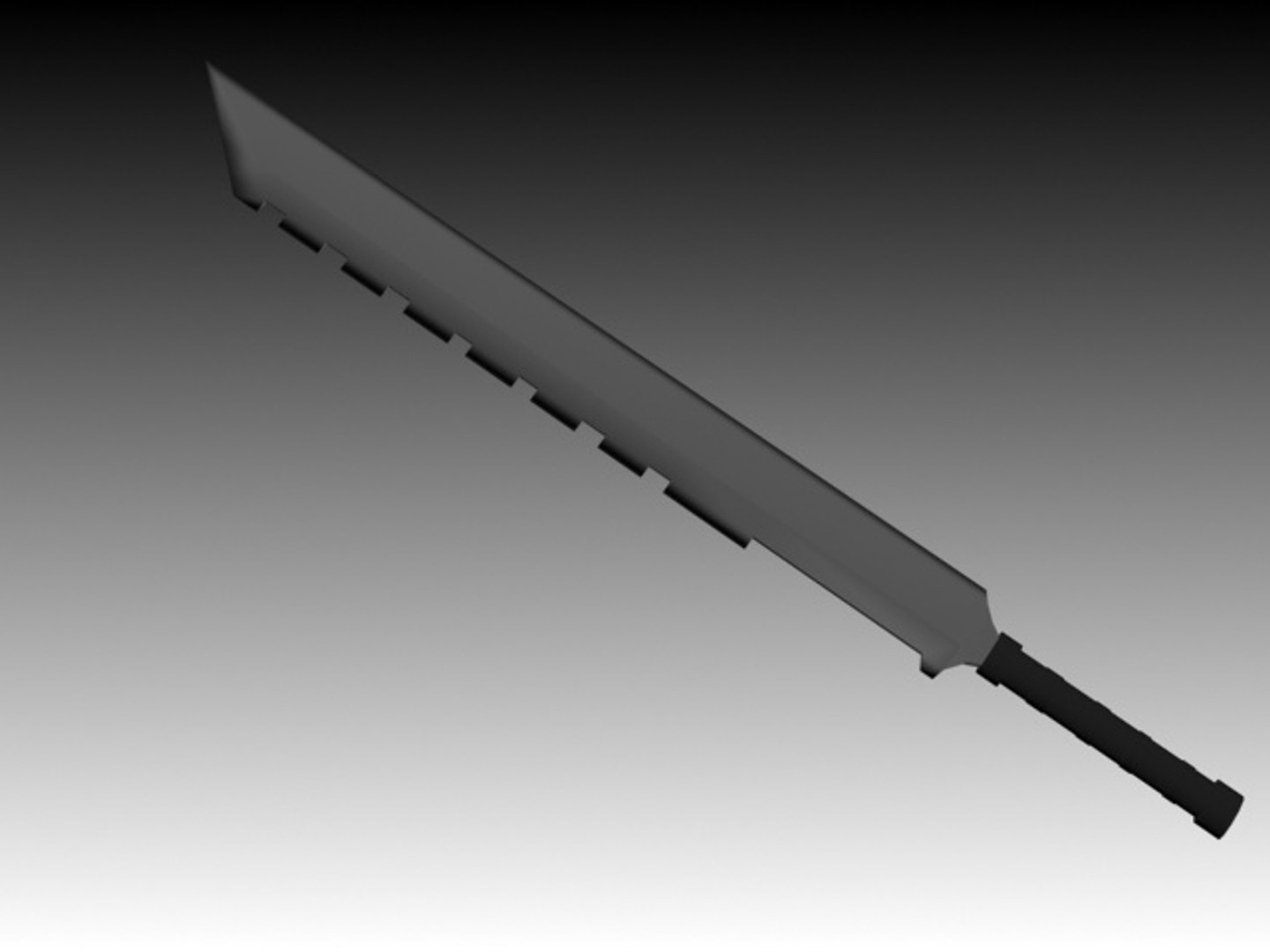 Cloud Tsurugi Fusion Blade 3ds