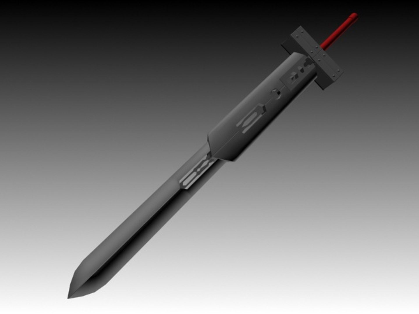 Cloud Tsurugi Fusion Blade 3ds