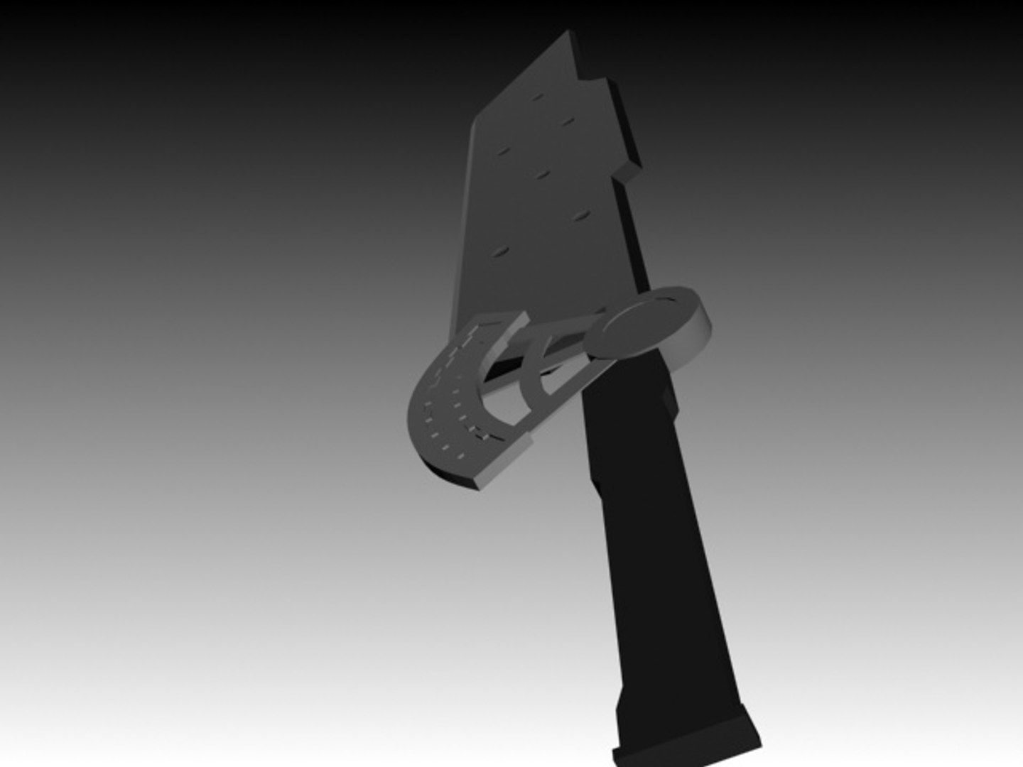 Cloud Tsurugi Fusion Blade 3ds