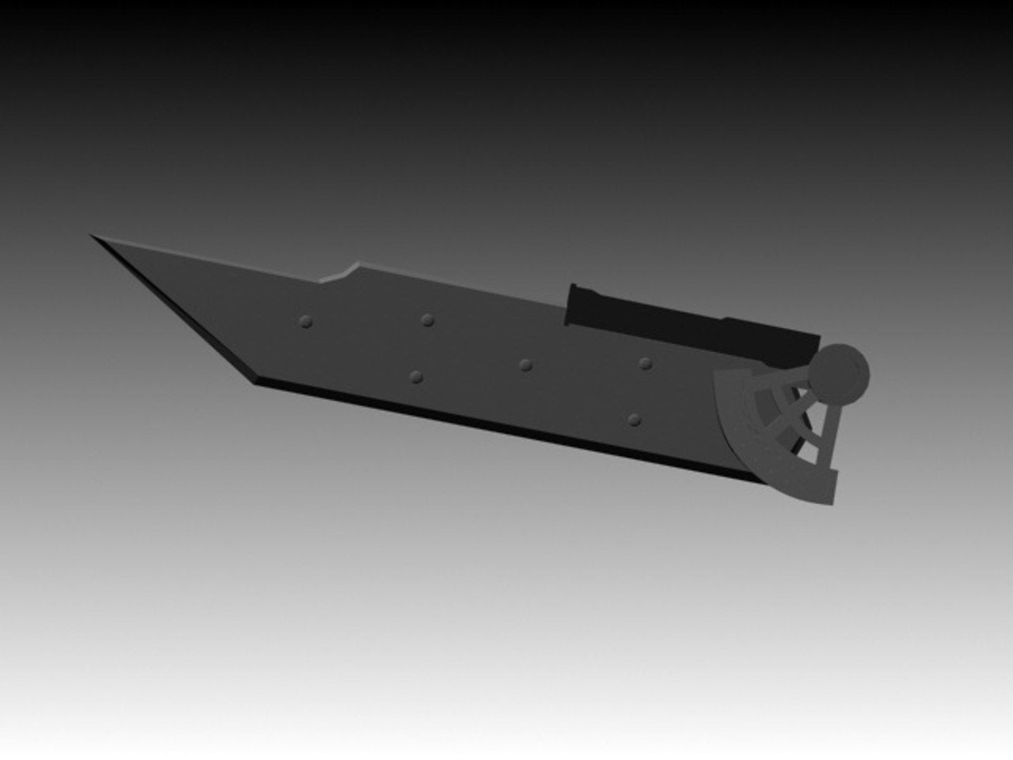 Cloud Tsurugi Fusion Blade 3ds