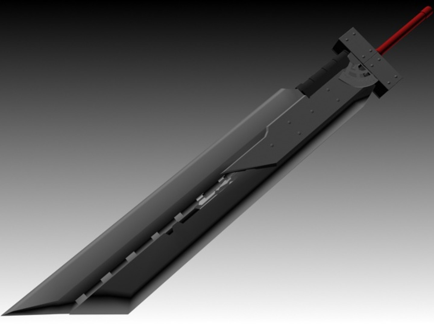 Cloud Tsurugi Fusion Blade 3ds